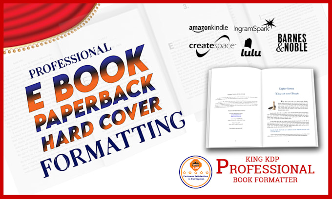 Format and layout design book, ebook, and manuscript for paperback kdp ...