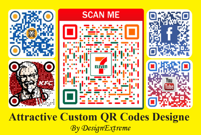Create An Attractive Custom Pro Qr Code With Logo In 2 Hours By Designextreme Fiverr