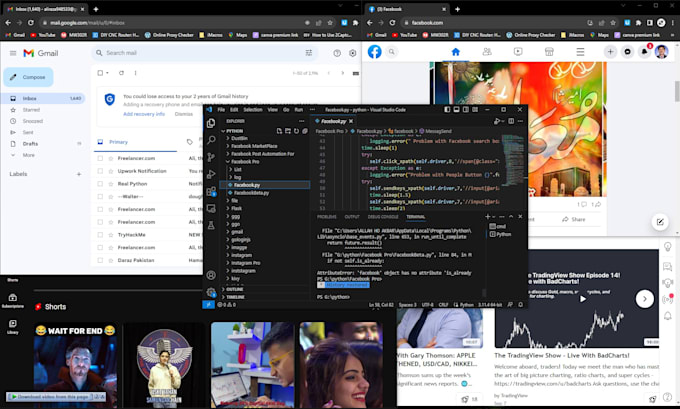 Create selenium macro of browser automation and python script by Aliraza0625 | Fiverr