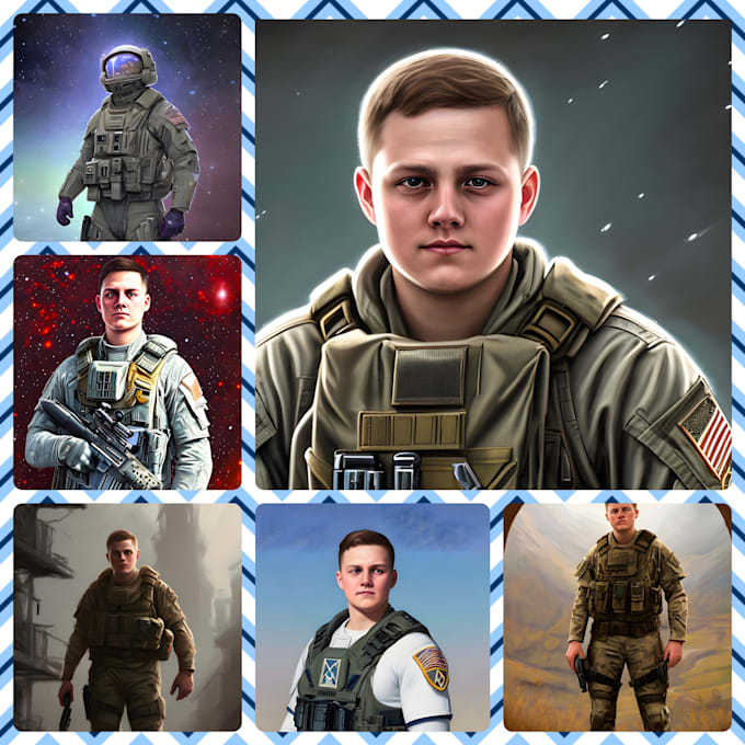 Create ai generated profile pictures by Mylesduit | Fiverr