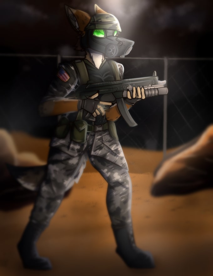 Draw sfw artwork of your oc furry human feral humanoid by Germanbrok ...