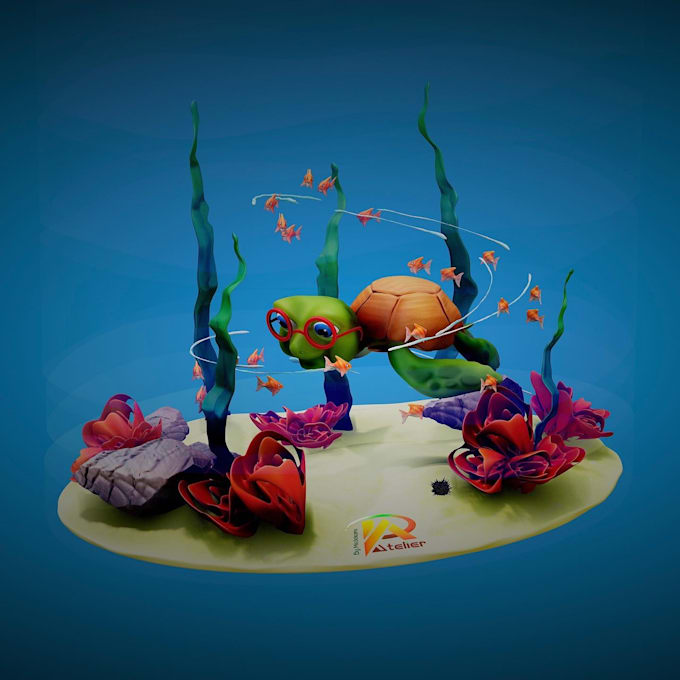 Create 3d Assets In Various Formats And Styles By Varatelier Fiverr