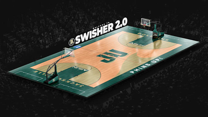 Make a fictional basketball court design by Iconicviper | Fiverr