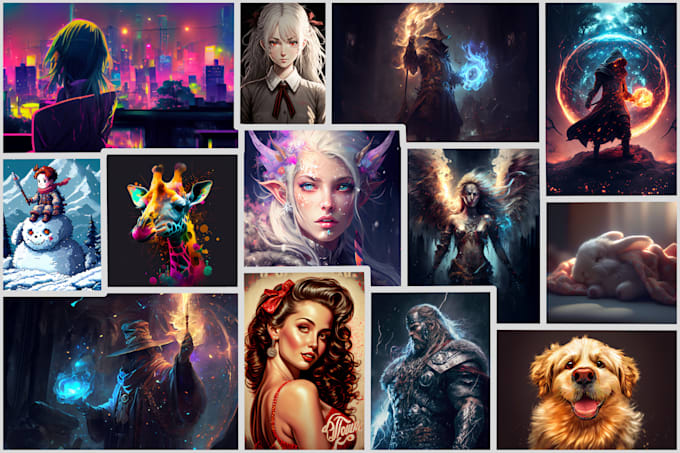 Make unique ai art for you using midjourney by Daily_aiar | Fiverr