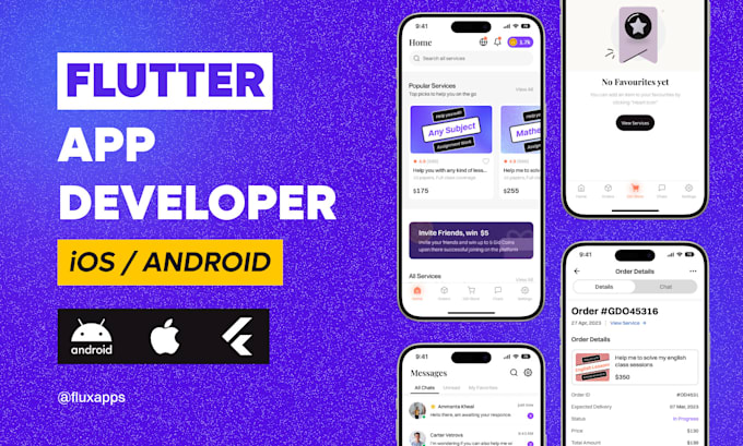 Develop android and ios app using flutter by Atifquresh | Fiverr Develop android and ios app using flutter by Atifquresh | Fiverr