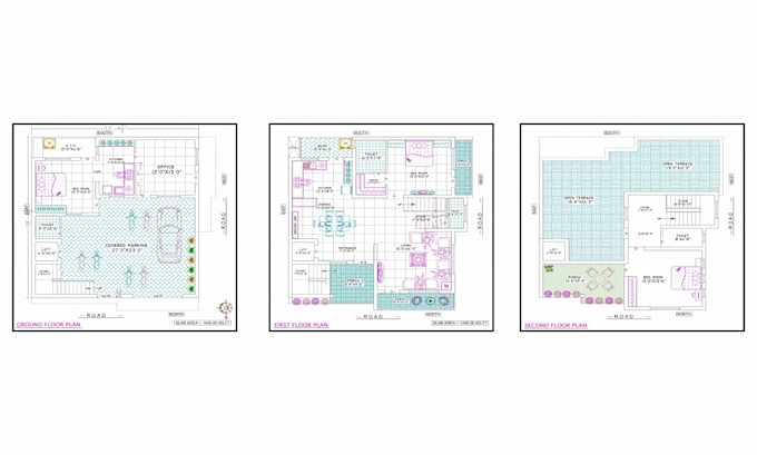 Do 2d residential building floor plan as per your requirement by Deep ...