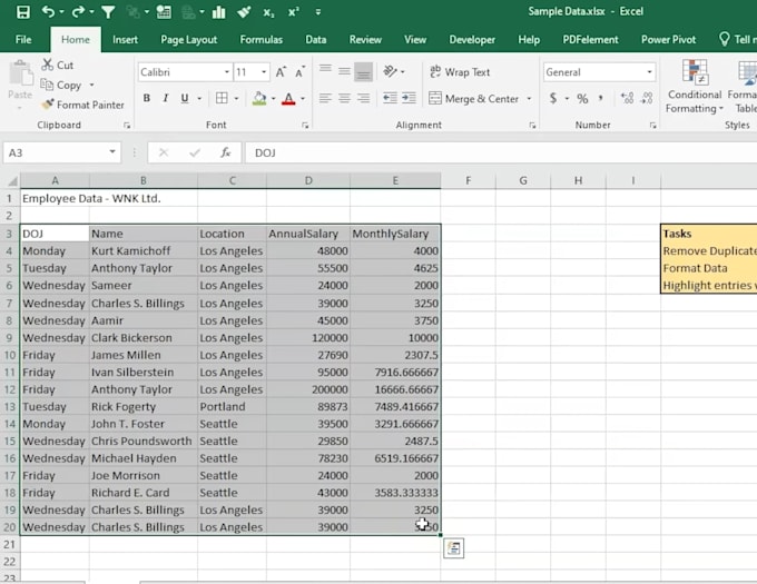 Do all type excel projects for your business by Mradulexcel | Fiverr