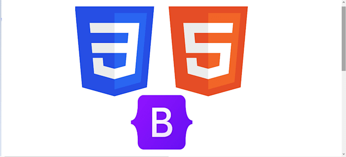 Make website in only 5 dollar using html,css and bootstrap by Hassan ...