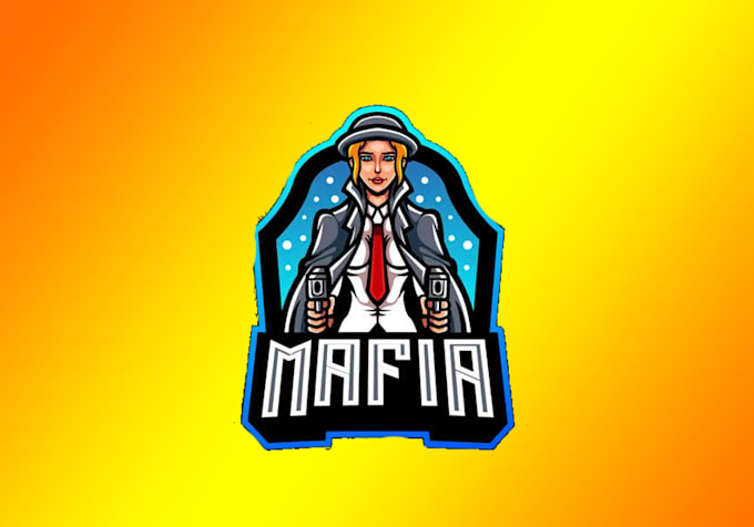 Make mafia mascot logo design without any copyright concept by Rajul ...