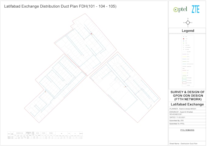 Provide ftthx fiber plan and design using gis by Liaqat0909 | Fiverr