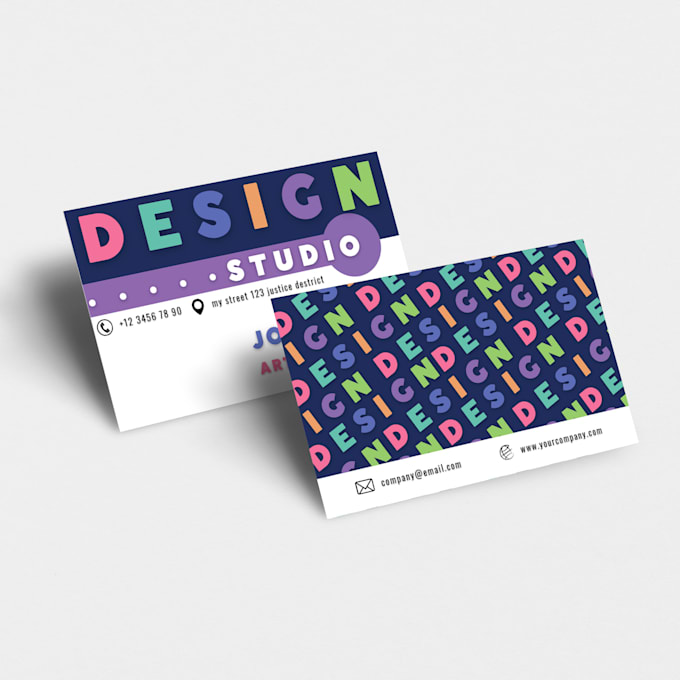 Create a modern and minimallist business card design by Octopusdesing ...