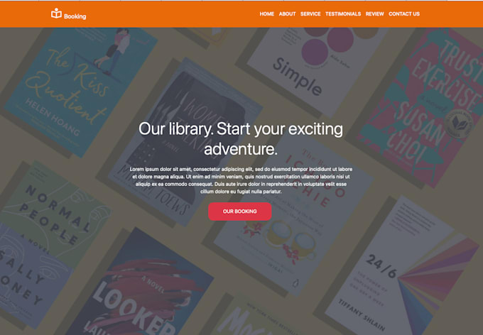 Create a website library by Haroon_pro89 | Fiverr