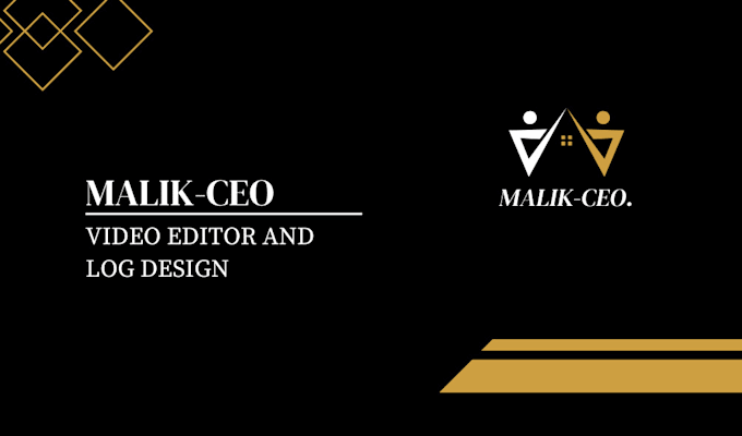 Do professional video editing and marking logo design by Malik_ceo | Fiverr