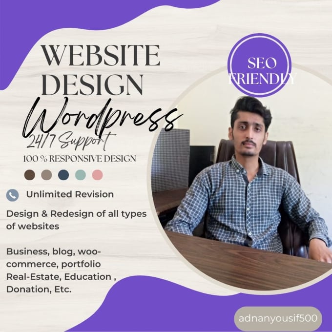 Setup modern wordpress website design, solve web all issue by ... Setup modern wordpress website design, solve web all issue by ...