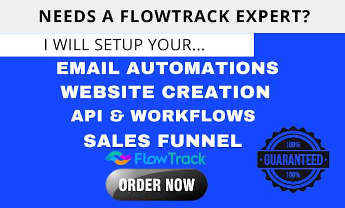 Flowtrack landing page salesfunnel flowtrack automation email template website by Jaden_smith1 ...