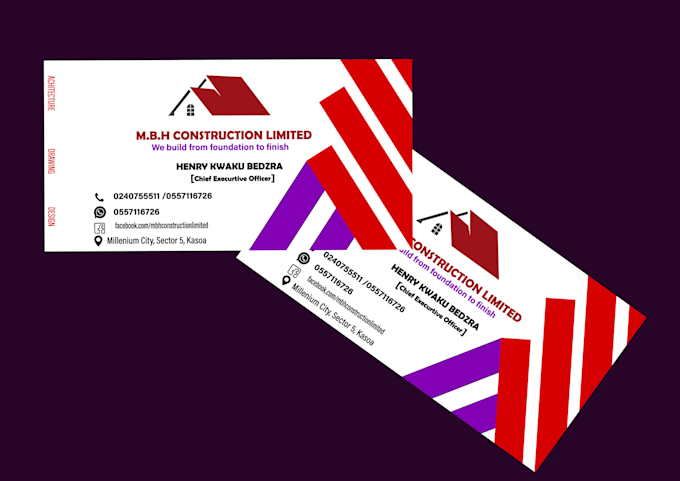 Design unique call cards and branding materials by Kumordji | Fiverr