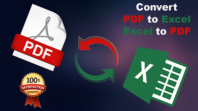 Convert pdf to excel or excel to pdf by Edgecoder | Fiverr