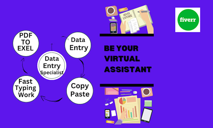 Be your virtual assistant for data entry by Ranazaffir98 | Fiverr