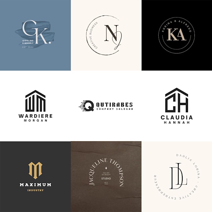 Do monogram logo design for you by Brandingkites | Fiverr