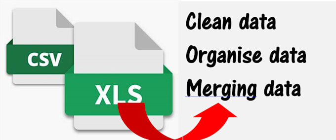 Clean, organise or merge any excel or csv file by Felixdata | Fiverr