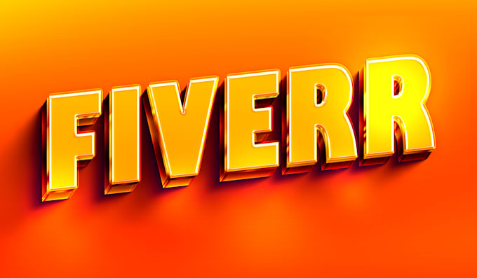 Create unique, stunning word art and 3d text effects by Sahan22___ | Fiverr