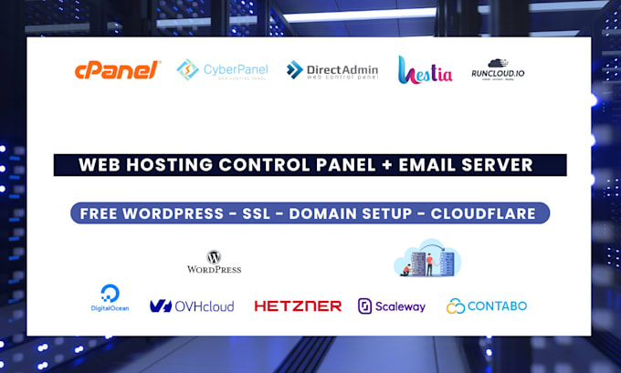 Install cyberpanel, cpanel, runcloud, directadmin, and hestiacp panel on vps by Rajajana | Fiverr