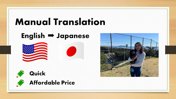 Do manual translation from english to japanese by Vienaviji | Fiverr