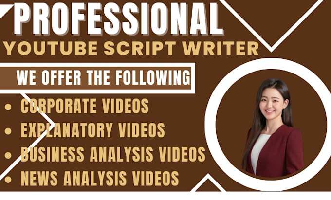 Be your professional youtube script writer by Alice_joan | Fiverr