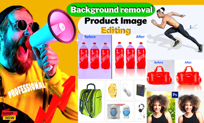 Be your background remove and product image editing operator by ...