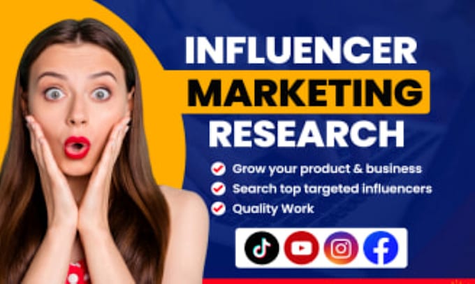Find Instagram Youtube And Tiktok Influencer Research By Expert Asfi
