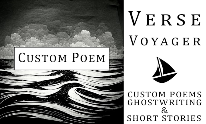 Write you a poem about a topic of your choice by Theversevoyager | Fiverr