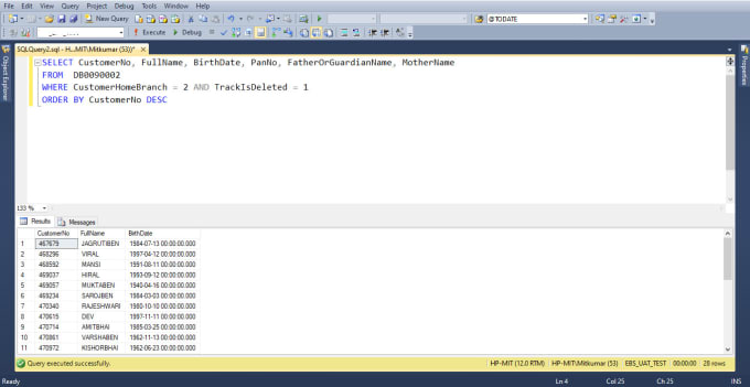Write Sql Query For Oracle Mssql Server Mysql Ms Access By Mitrupapara Fiverr