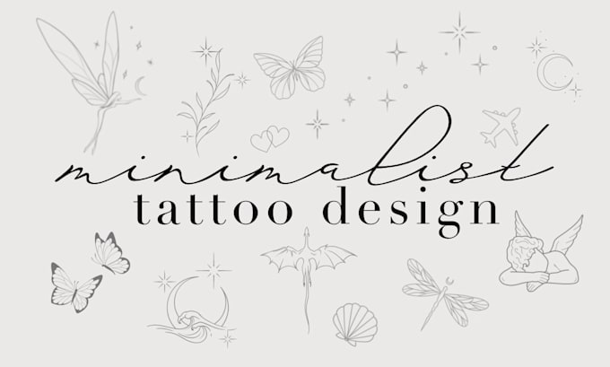Create a minimalist custom line work tattoo design by Stayseearts | Fiverr