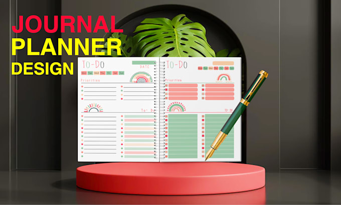 Make custom planner, journal, tracker, calendar by Rumapaik | Fiverr