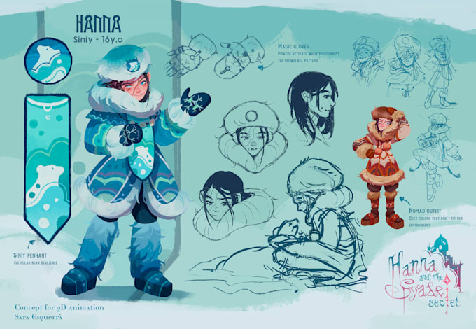 Design your character and make a character sheet by Arikaboo | Fiverr