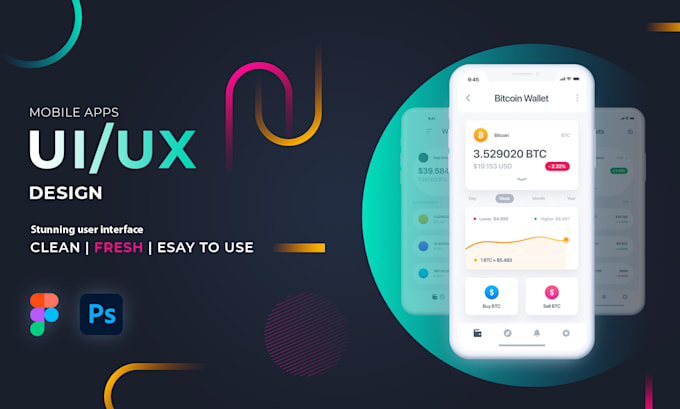 Do creative user friendly interface mobile app ui ux design