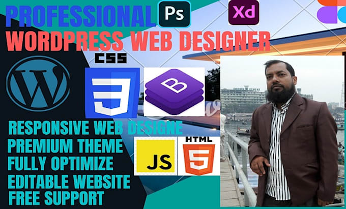 Do responsive website development, web design with wordpress by ...