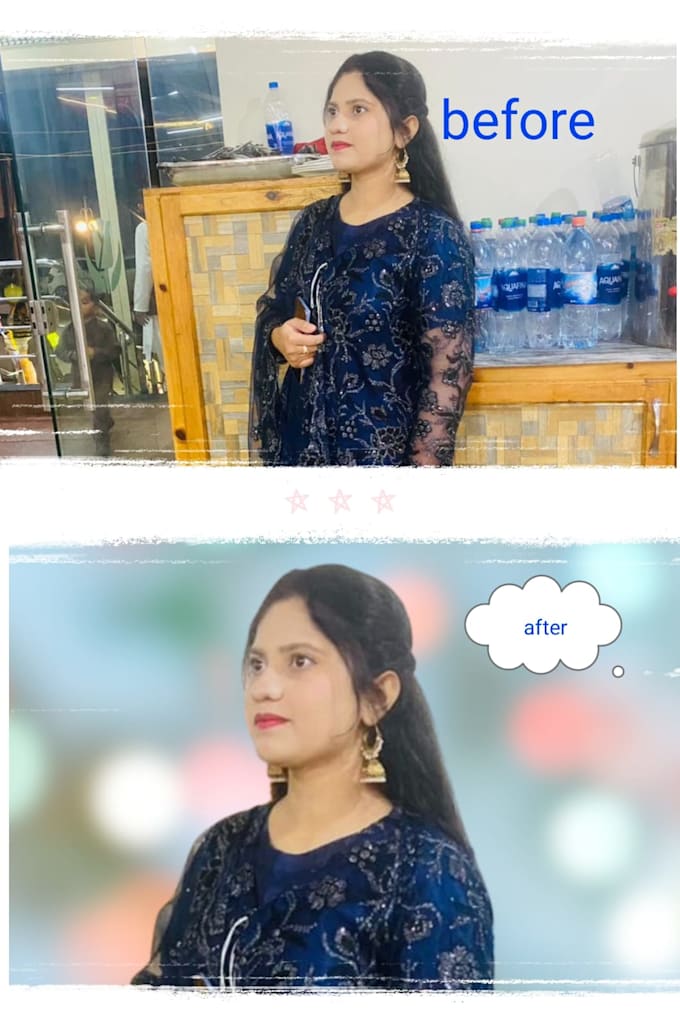 Removing background ,manipulation and retouching by Faizatariq12 | Fiverr