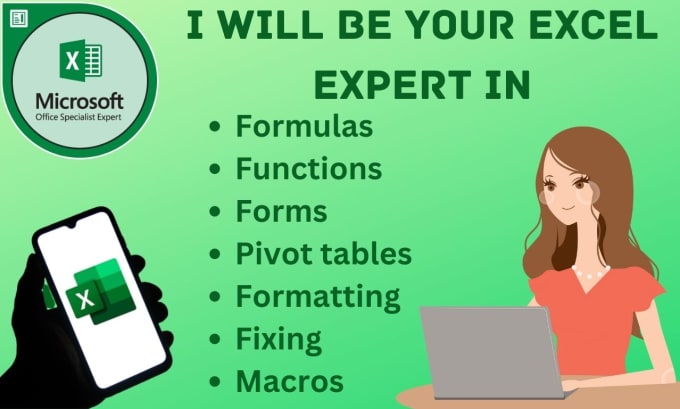 Be your formulas data entry and functions expert in ms excel by ...