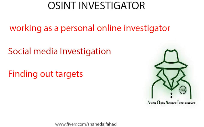 Conduct investigation and check background on your targets by ... Conduct investigation and check background on your targets by ...
