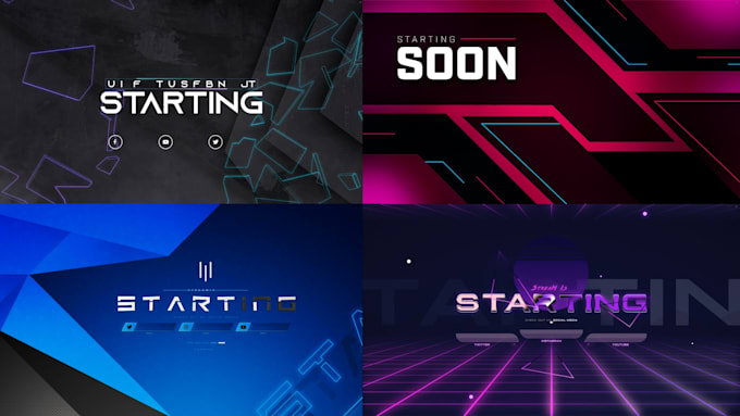 Create obs stream packs that include animations by Calebrayner01 | Fiverr