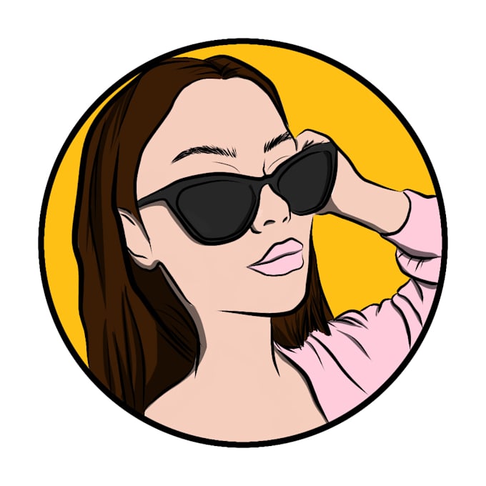 Draw profile picture base on your photo by Afdxal | Fiverr