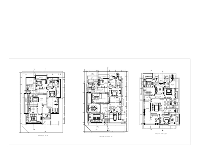 Do space planning and draw 2d drawings for interior design by ...