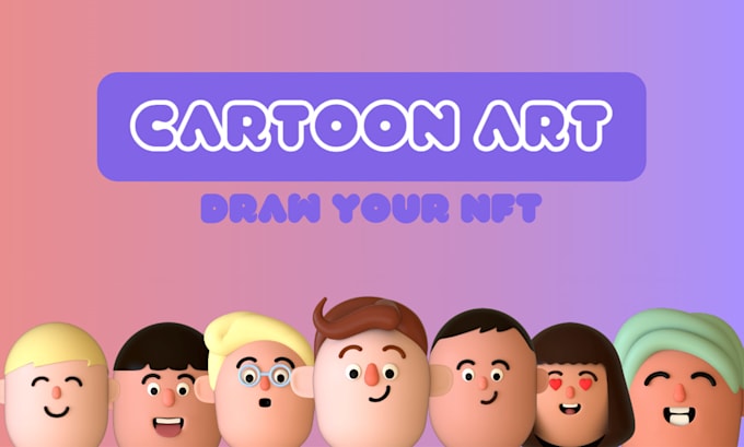 Create your nft cartoon illustration by Paulrena | Fiverr