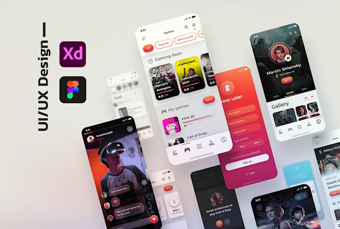 Design mobile app ui ux for ios and android by Umer6t | Fiverr