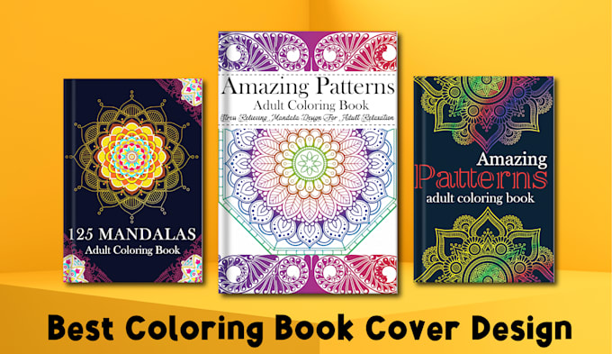 Create premium coloring book cover and interior pages for amazon kdp by ...