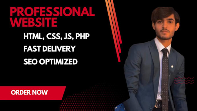 Create a website with html and css by Ahad_danish | Fiverr