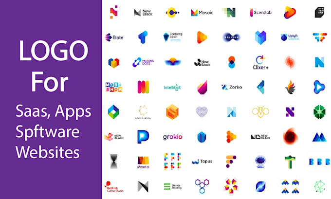 Do abstract logo for saas, apps, website, software by Simo_work | Fiverr