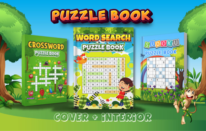 Design mixes puzzle and mazes puzzle, sudoku and word search puzzle ...