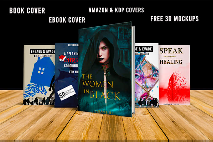 Design book cover , ebook covers ,kdp and amazon book covers with free mockups by Designbytaiba ...